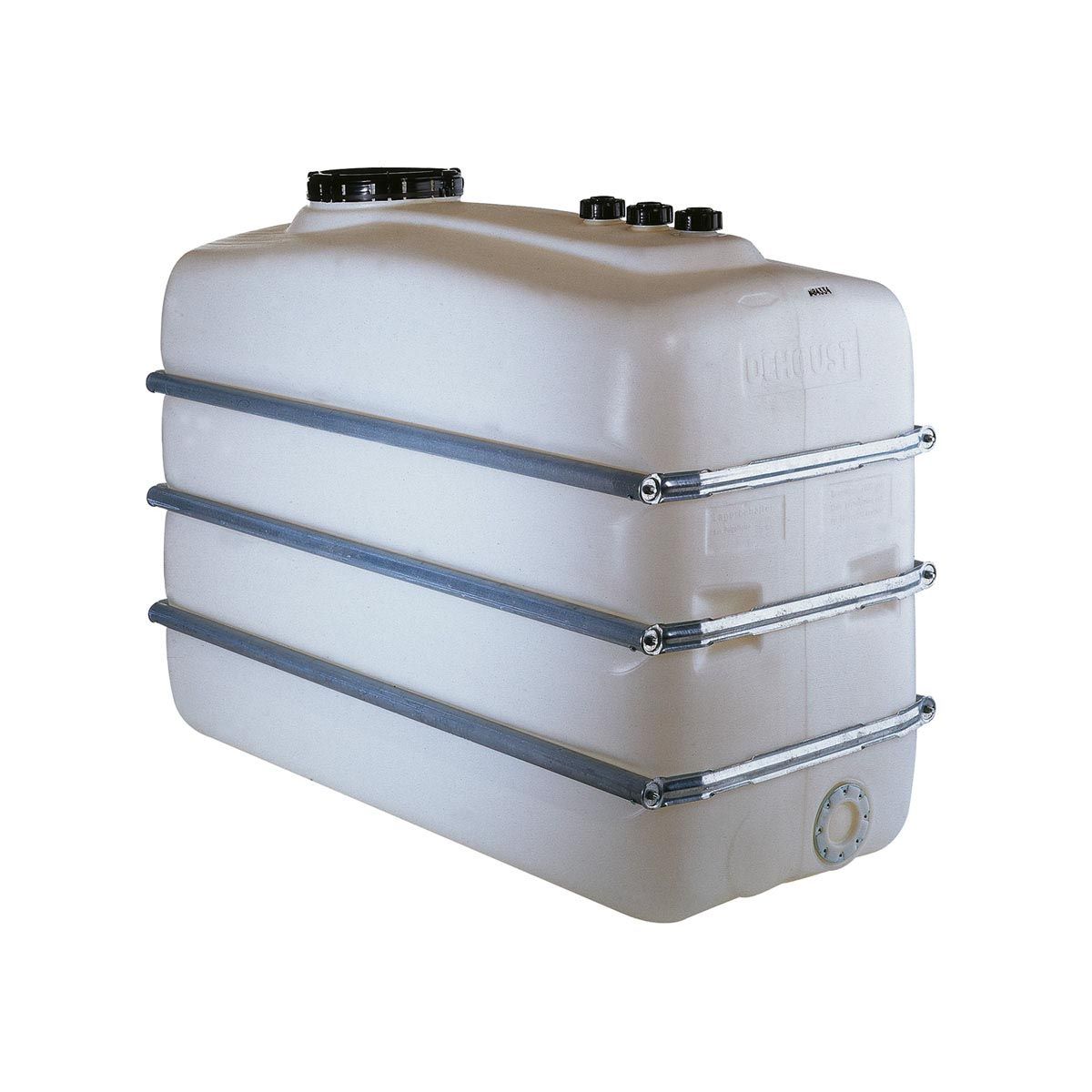 Lagertank PEDF weiss, 3000 l, aus PE-HD, Trinkwasser geeignet