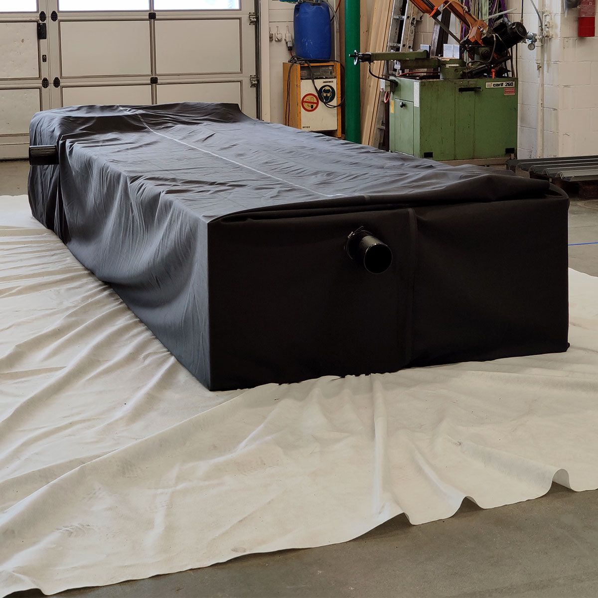 Verschweisste Abdichtung zu Rigolenmodul, 1.00 mm